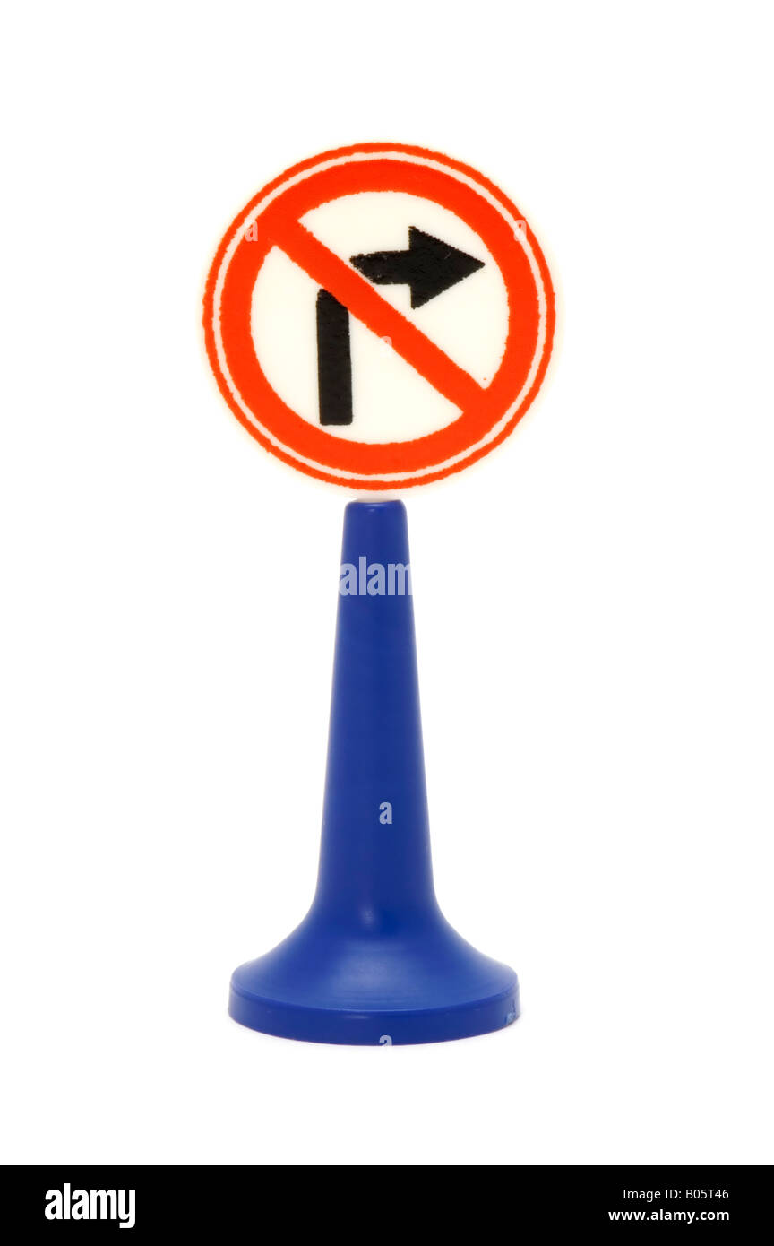 series object on white road sign on white Stock Photo - Alamy