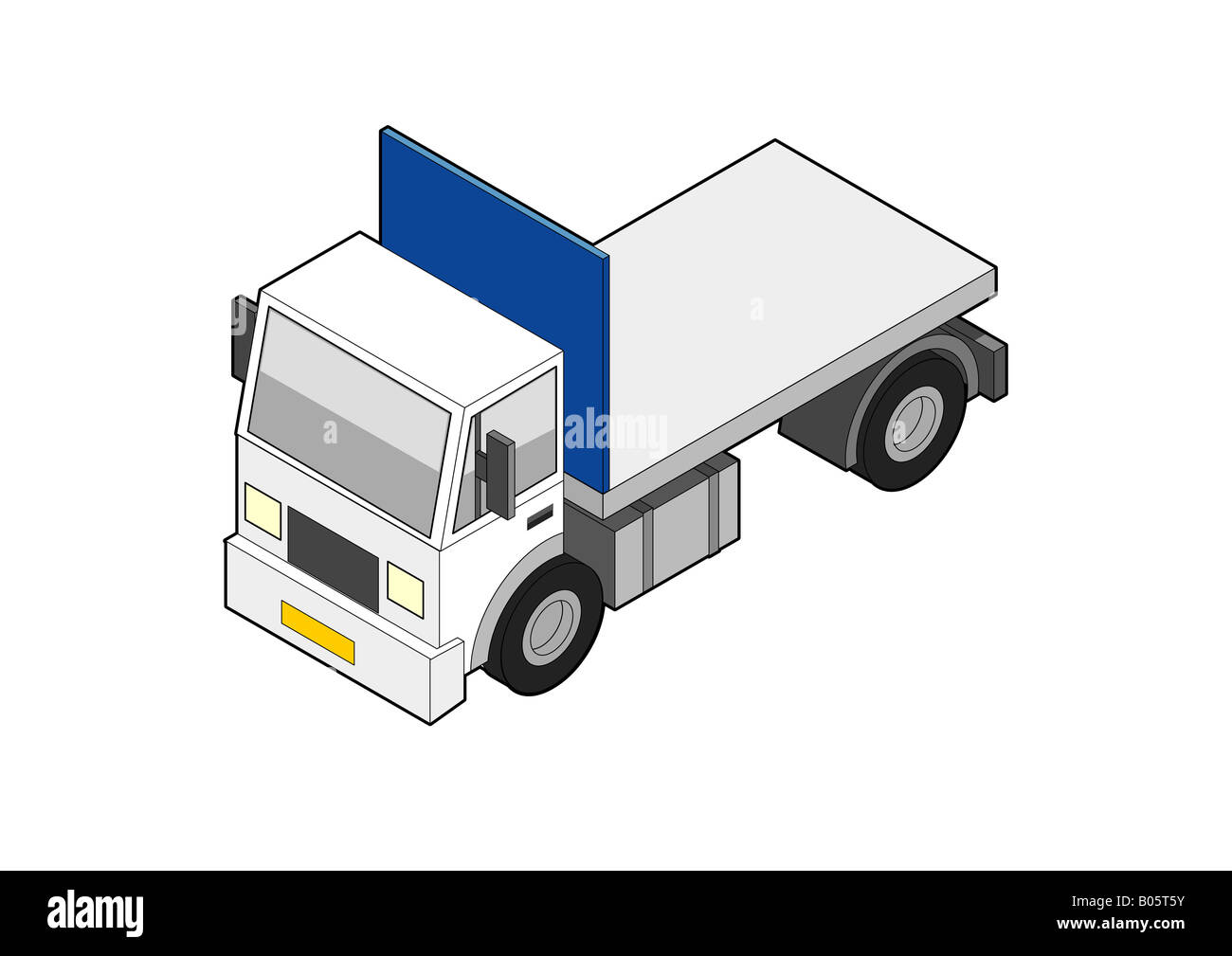 Dumper dump truck in Cut Out Stock Images & Pictures - Alamy