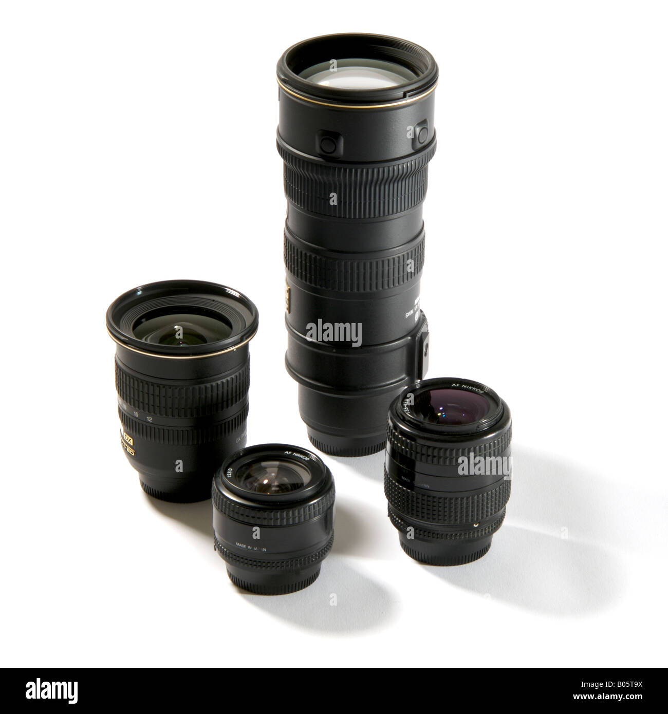 Camera and lenses Cut Out Stock Images & Pictures - Alamy