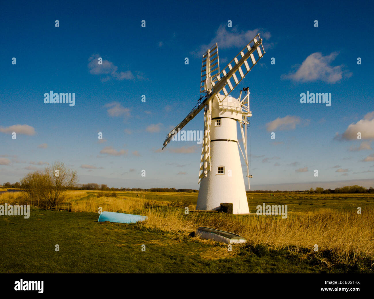 Thurne Mill, Norfolk Broads Stock Photo - Alamy