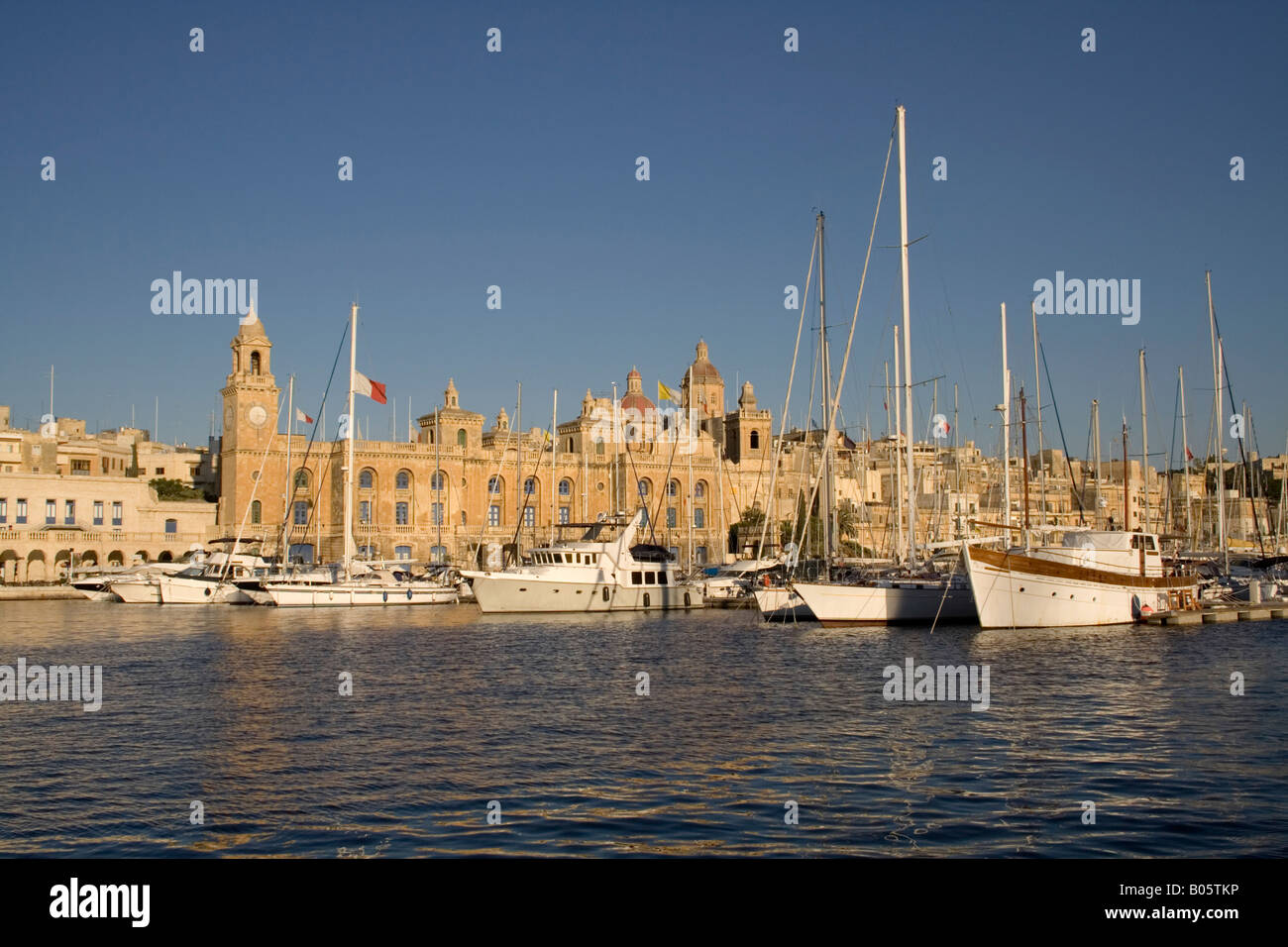 Grand Harbour Yacht Marina, Birgu, Malta Stock Photo - Alamy