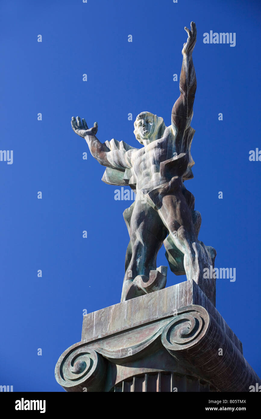 Statue in Puerto Jose Banus Stock Photo - Alamy