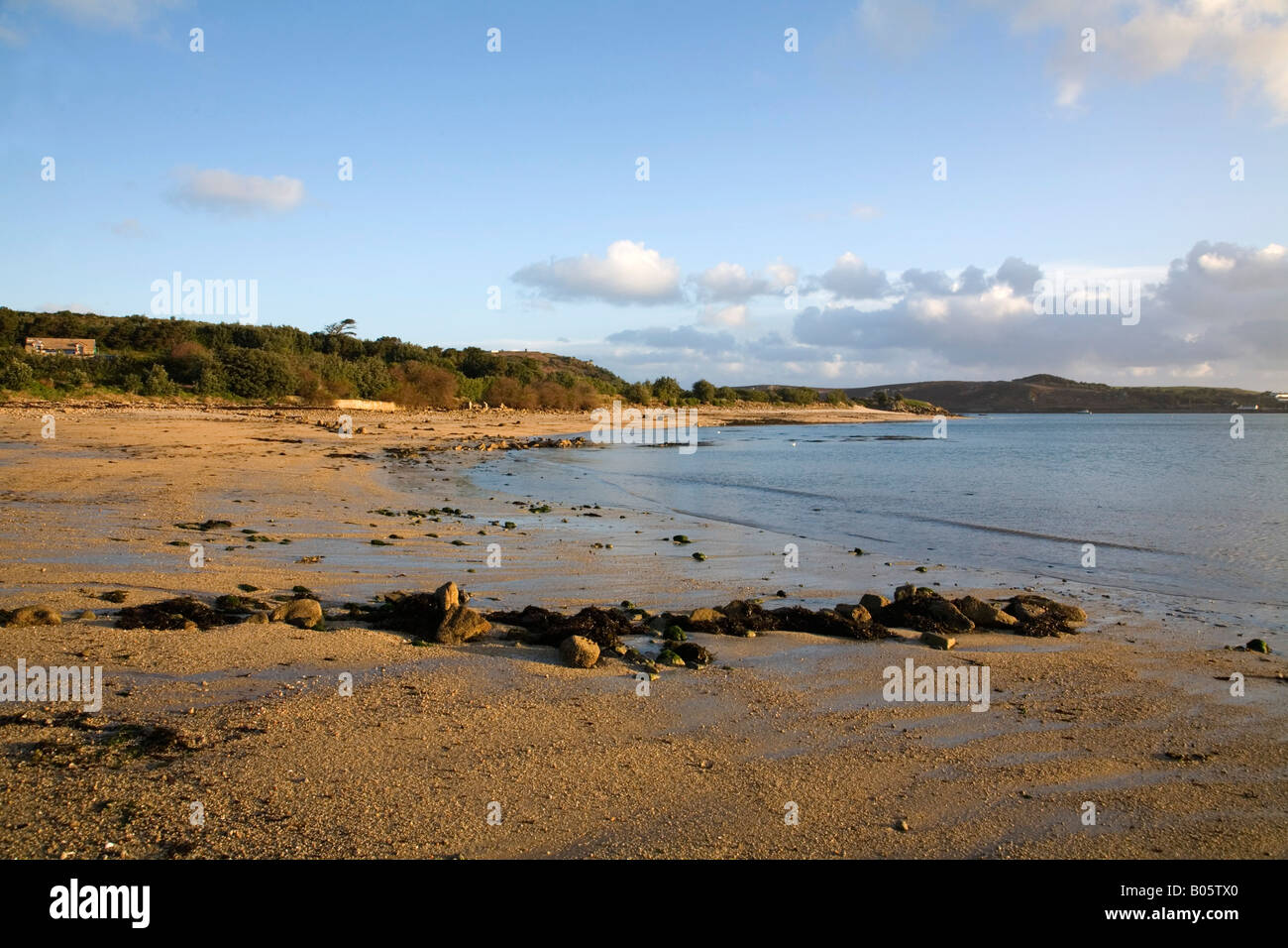 low tide bryher Isles of Scilly Stock Photo - Alamy