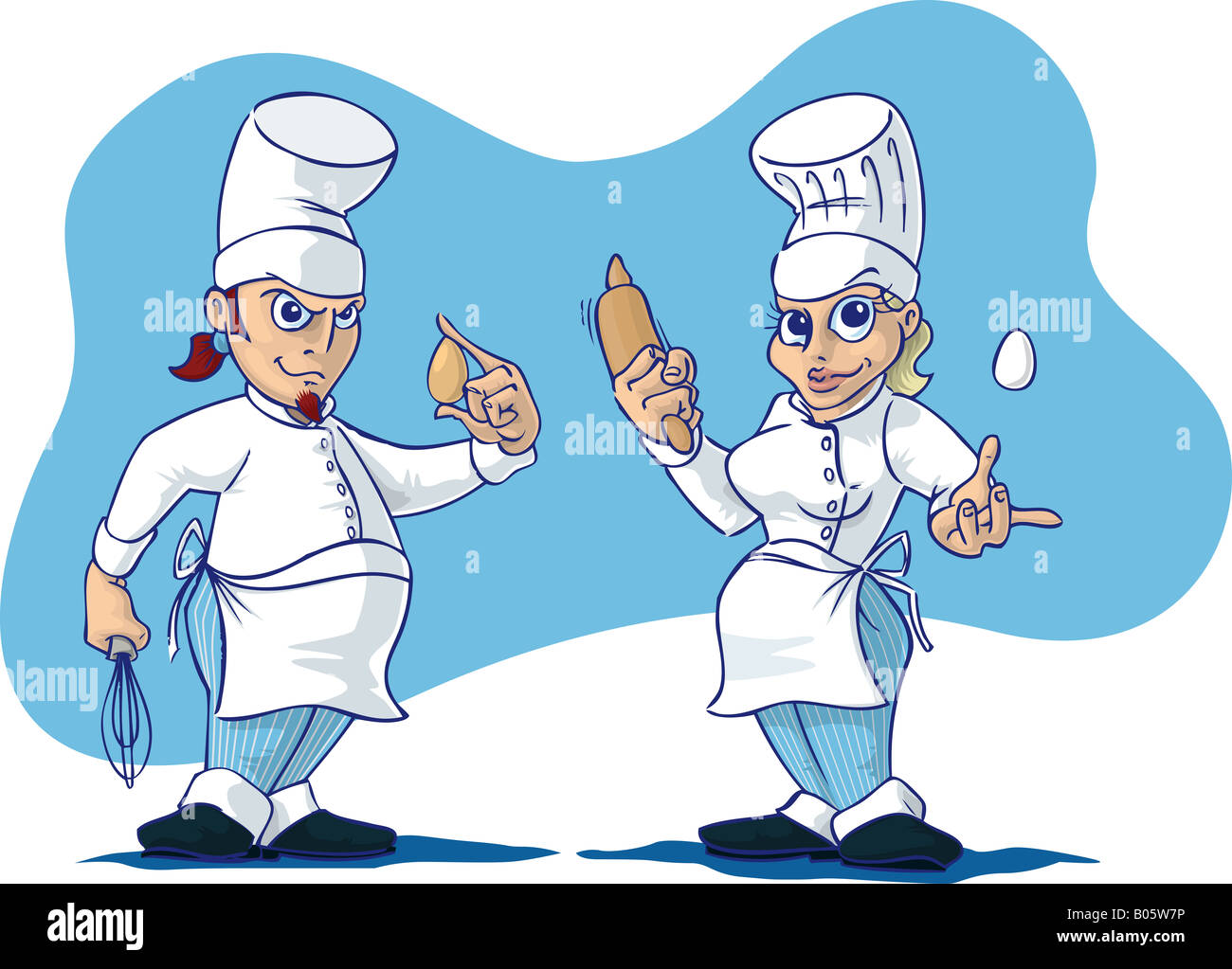 Cartoon chef's hat hi-res stock photography and images - Alamy