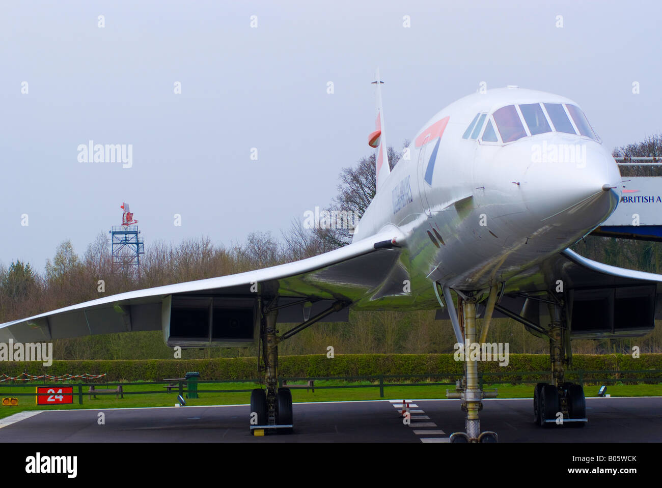 British Airways Concorde G-BOAC on Static Display in Viewing Area at ...