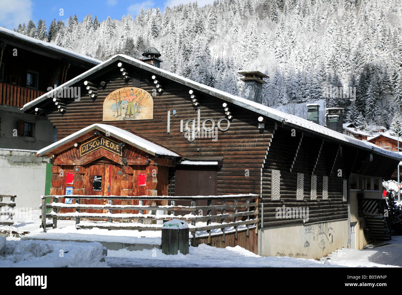 Les gets france snow hi-res stock photography and images - Alamy