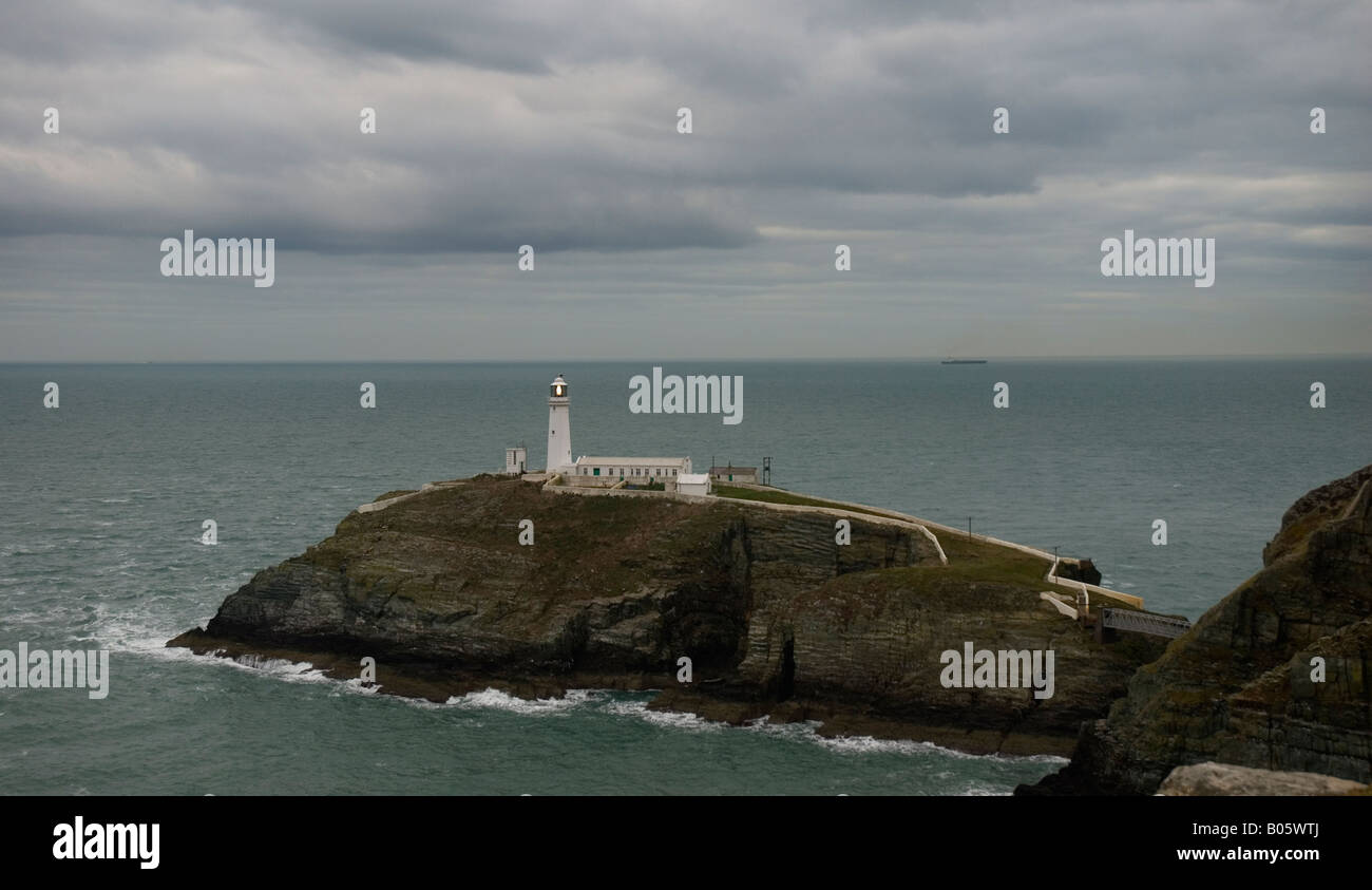 South Stack Lighthouse Anglesey North Wales Stock Photo - Alamy