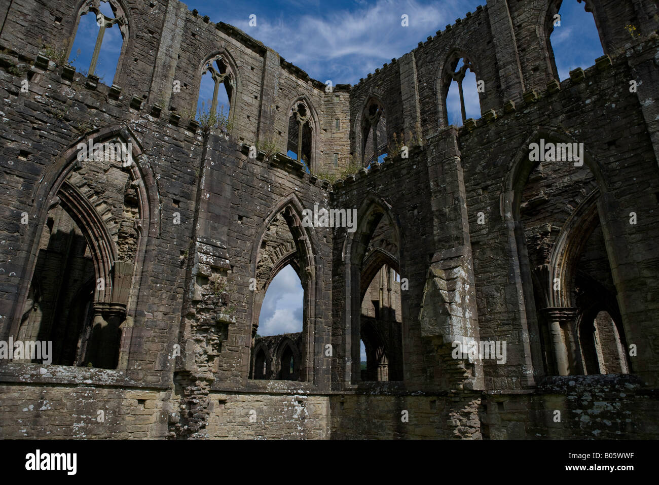 "Tintern Abbey", Wales Stock Photo - Alamy