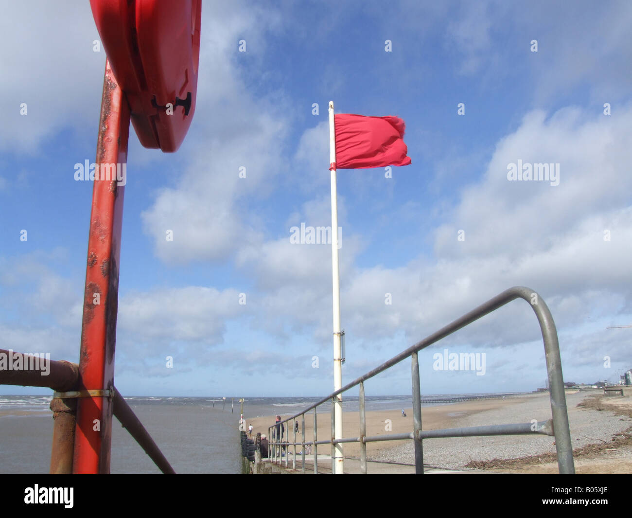 Danger warning sign bathers hi-res stock photography and images - Alamy