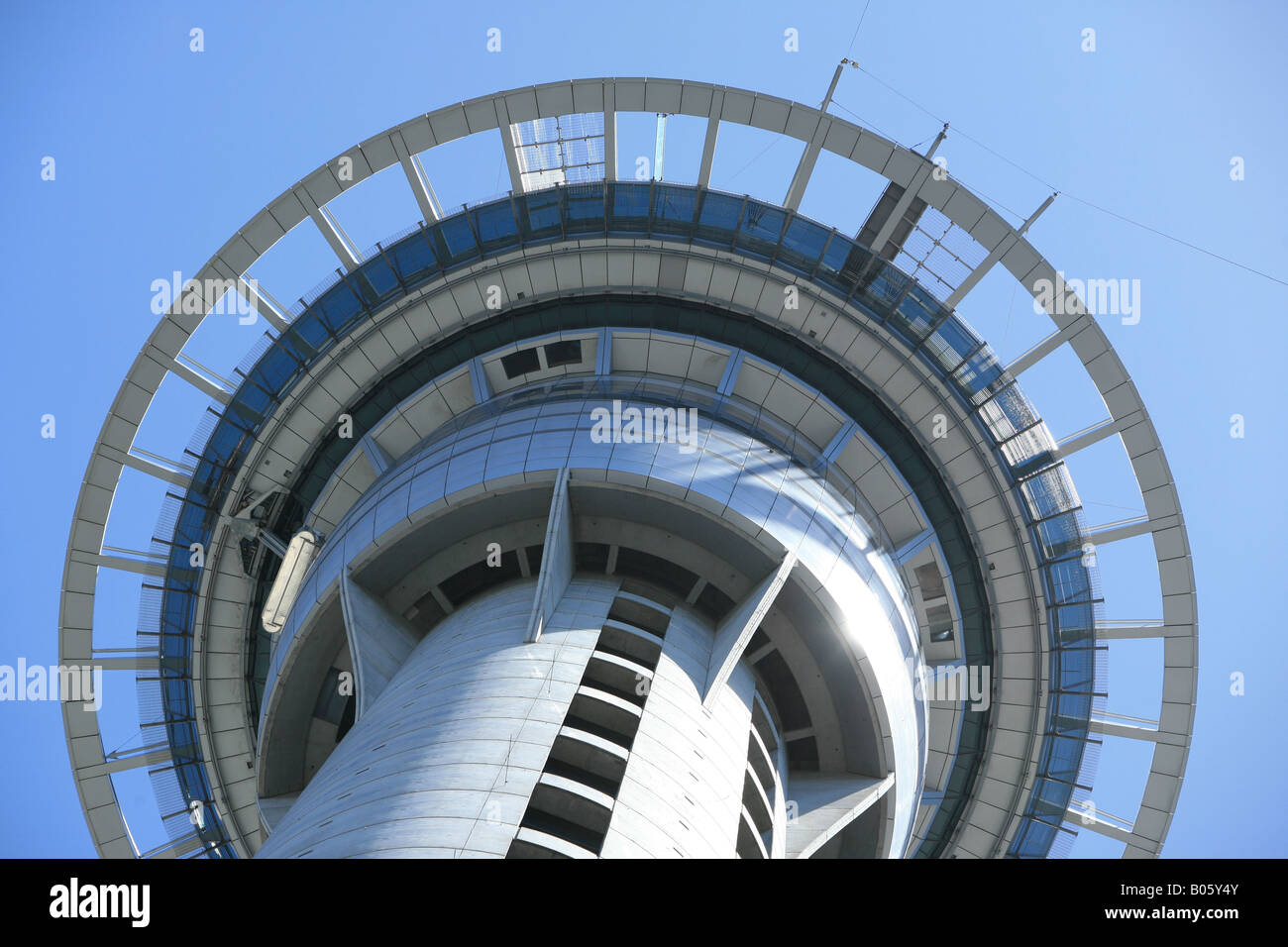 Top of the Sky tower - the tallest tower in the Southern Hemisphere ...