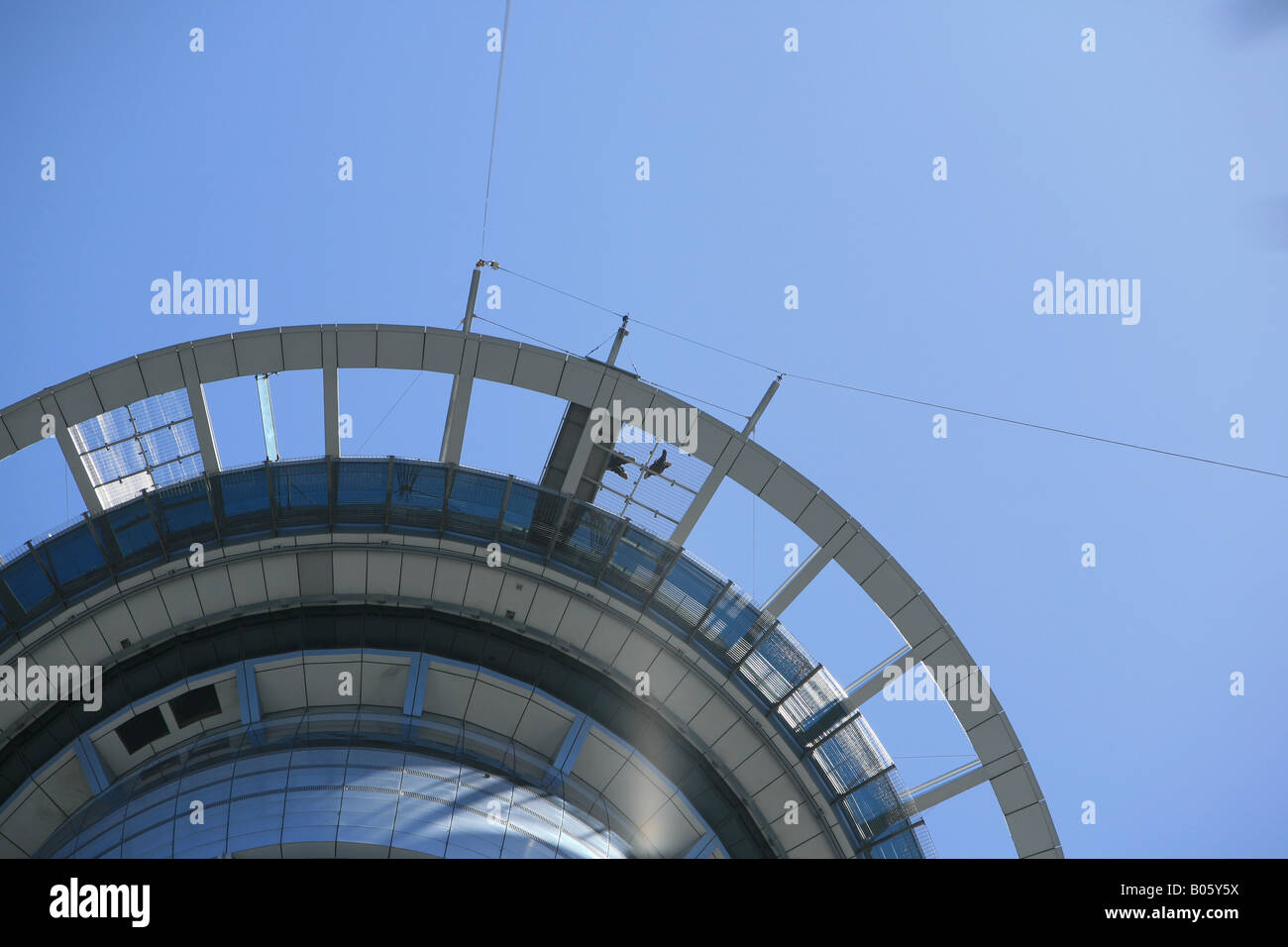 Top of the Sky tower - the tallest tower in the Southern Hemisphere ...