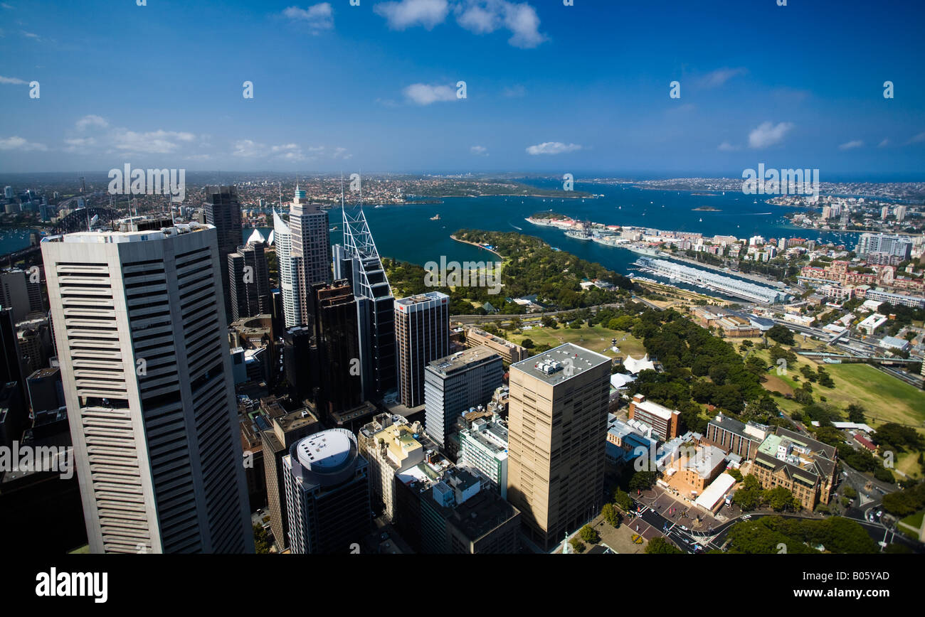 Sydney Harbour from Centrepoint Tower Stock Photo - Alamy