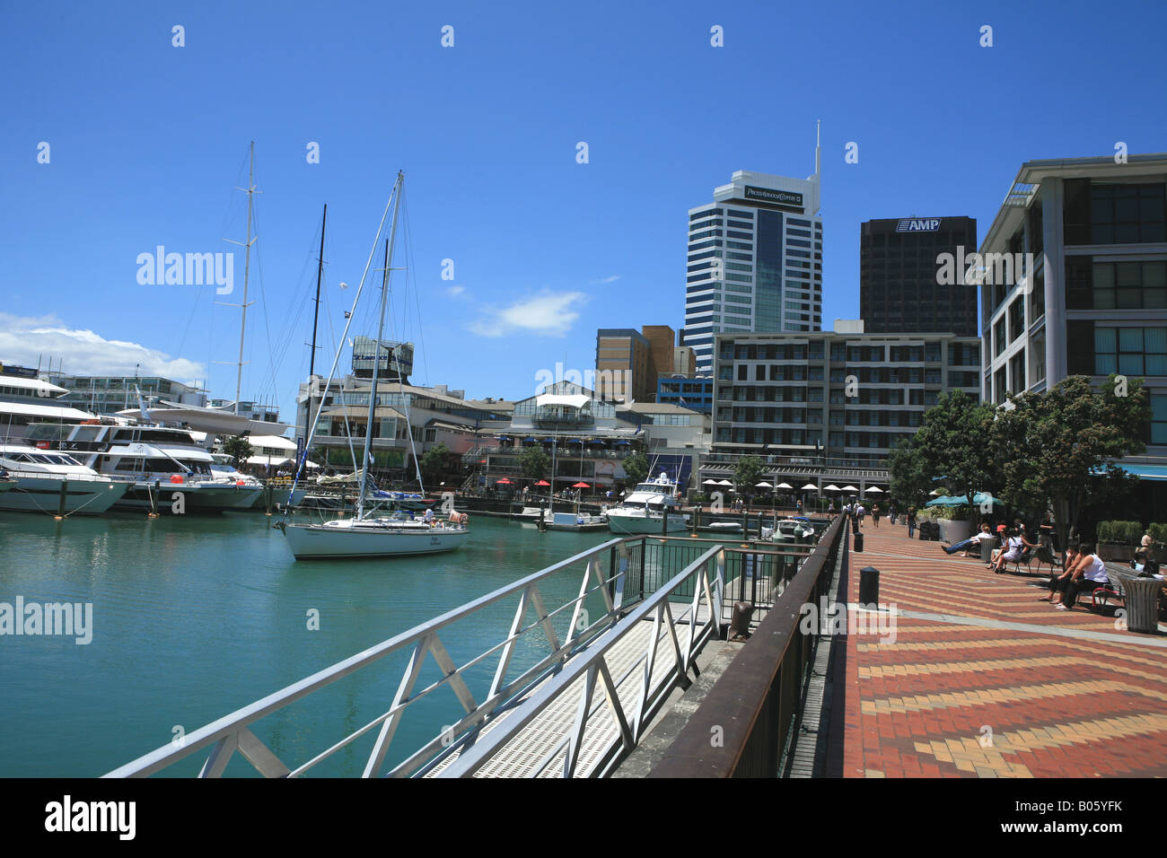 Viaduct harbour Auckland New Zealand Stock Photo - Alamy