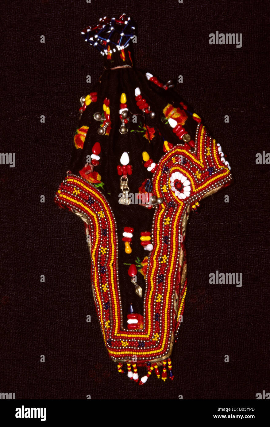 India Gujerat Crafts childs beaded hat Stock Photo - Alamy