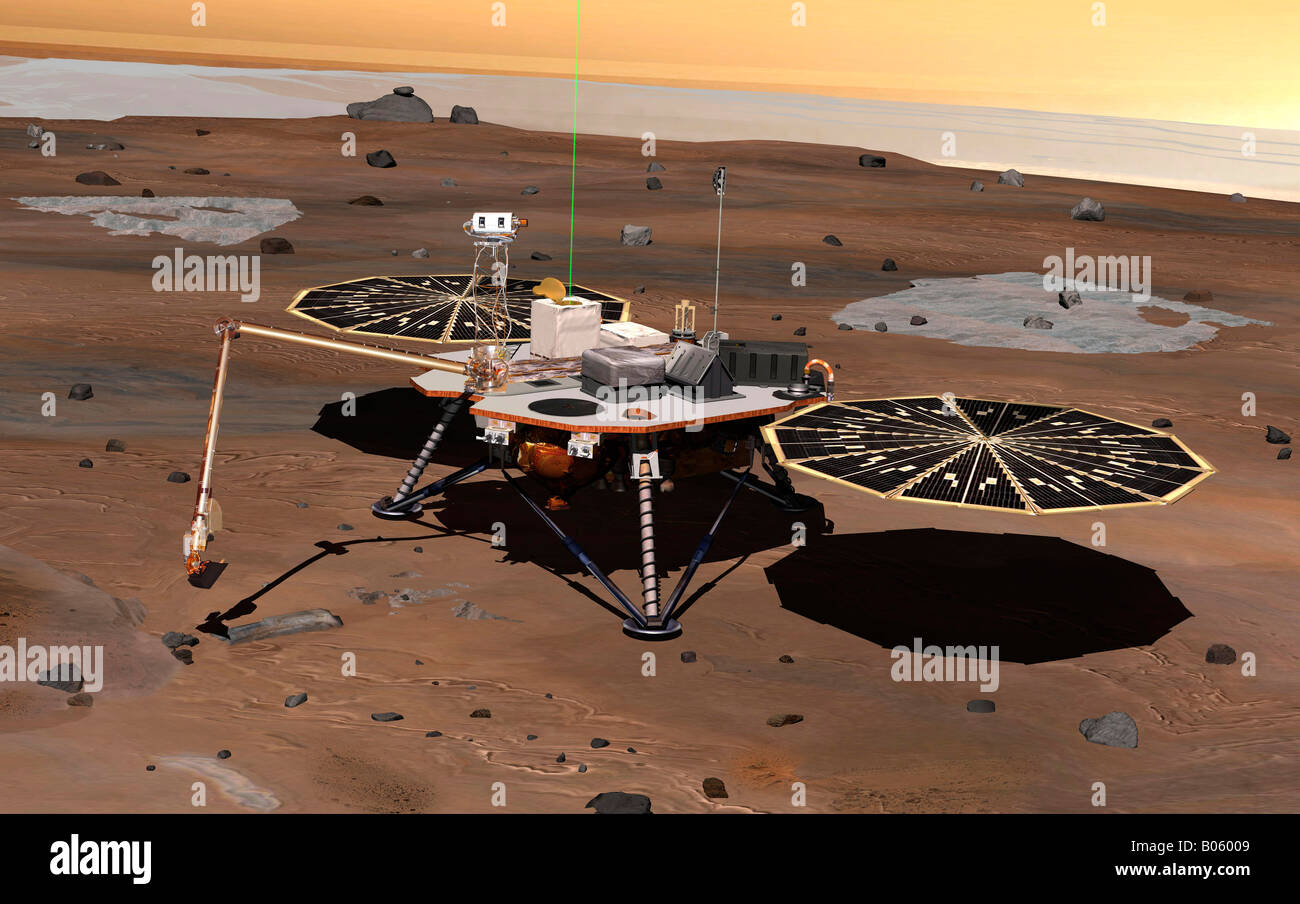 Phoenix Mars Lander Stock Photo - Alamy