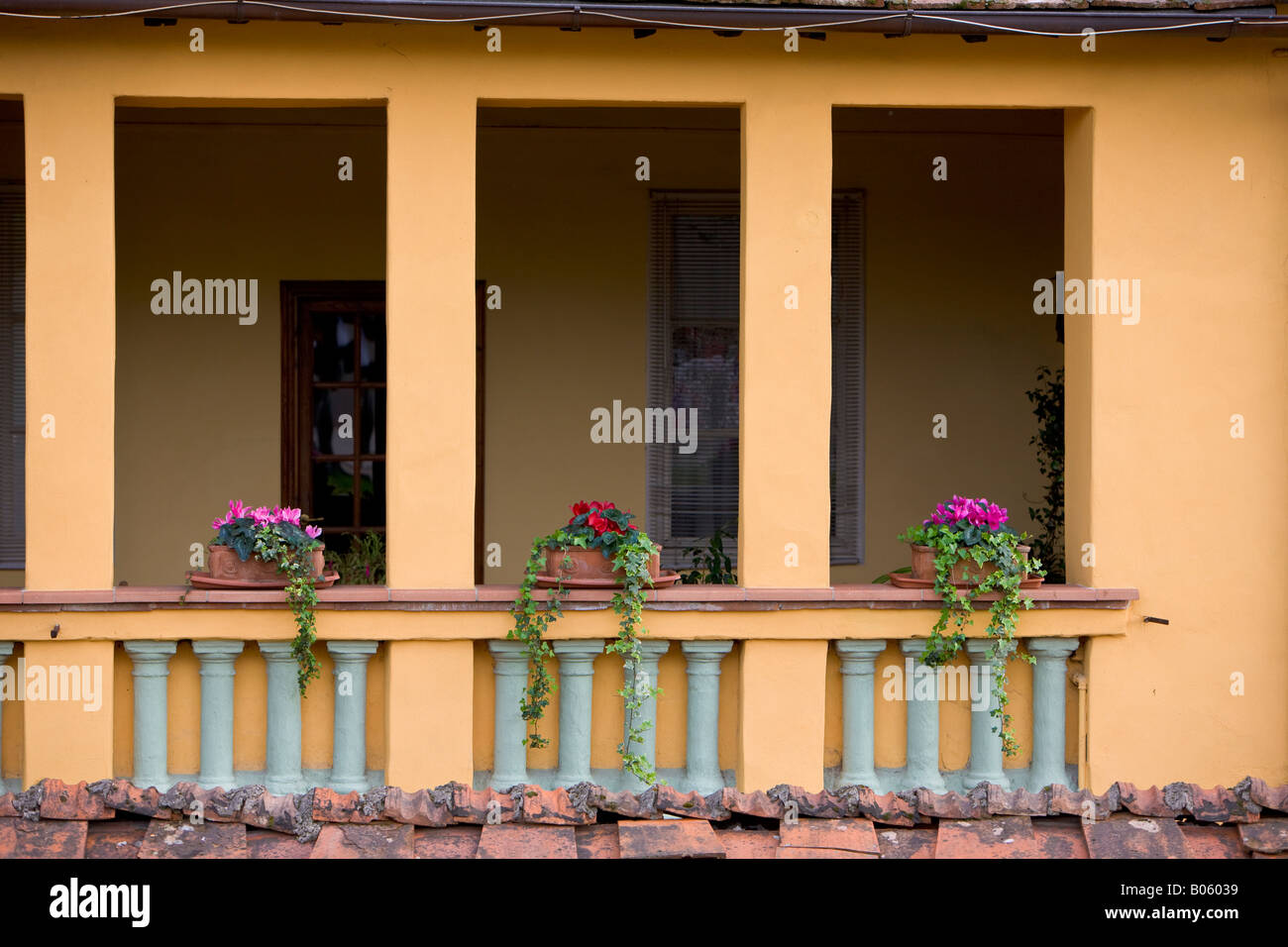 Typical tuscan view balcony hi-res stock photography and images - Alamy