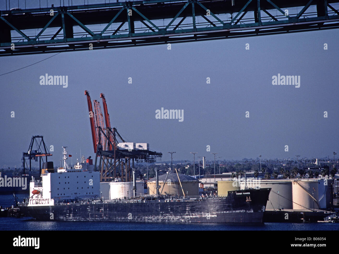 ship at Los Angeles Harbor California USA Stock Photo - Alamy
