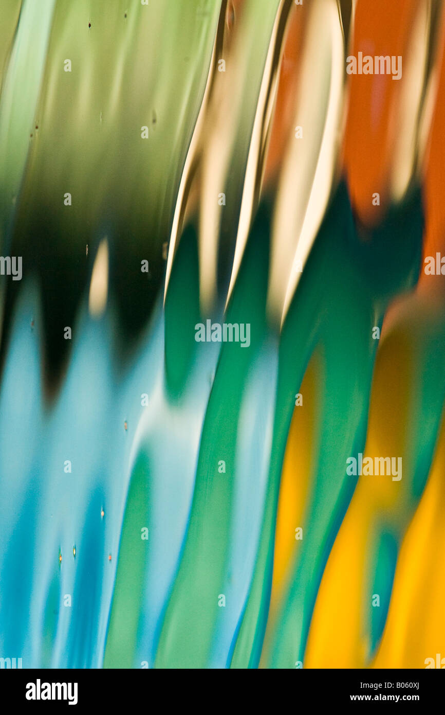 color reflected on water Stock Photo - Alamy