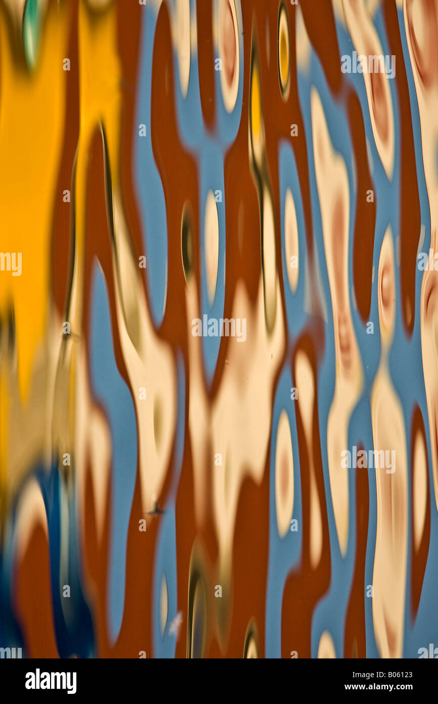 color reflected on water, vertical Stock Photo - Alamy