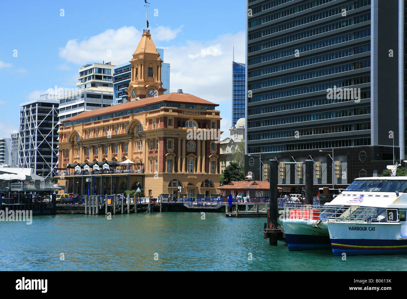 Ferry building Auckland Harbour New Zealand Stock Photo - Alamy