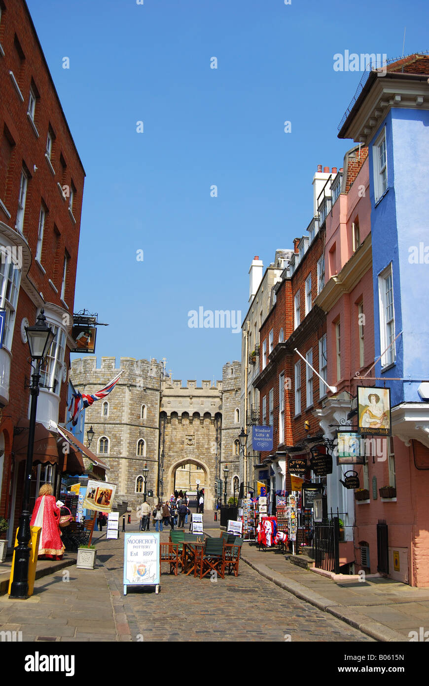 Castle Street, Castle Hill, Windsor, Berkshire, England, United Kingdom ...