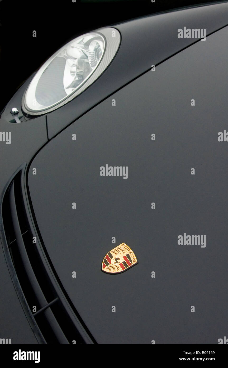 Abstract Front View of a Porsche Stock Photo - Alamy