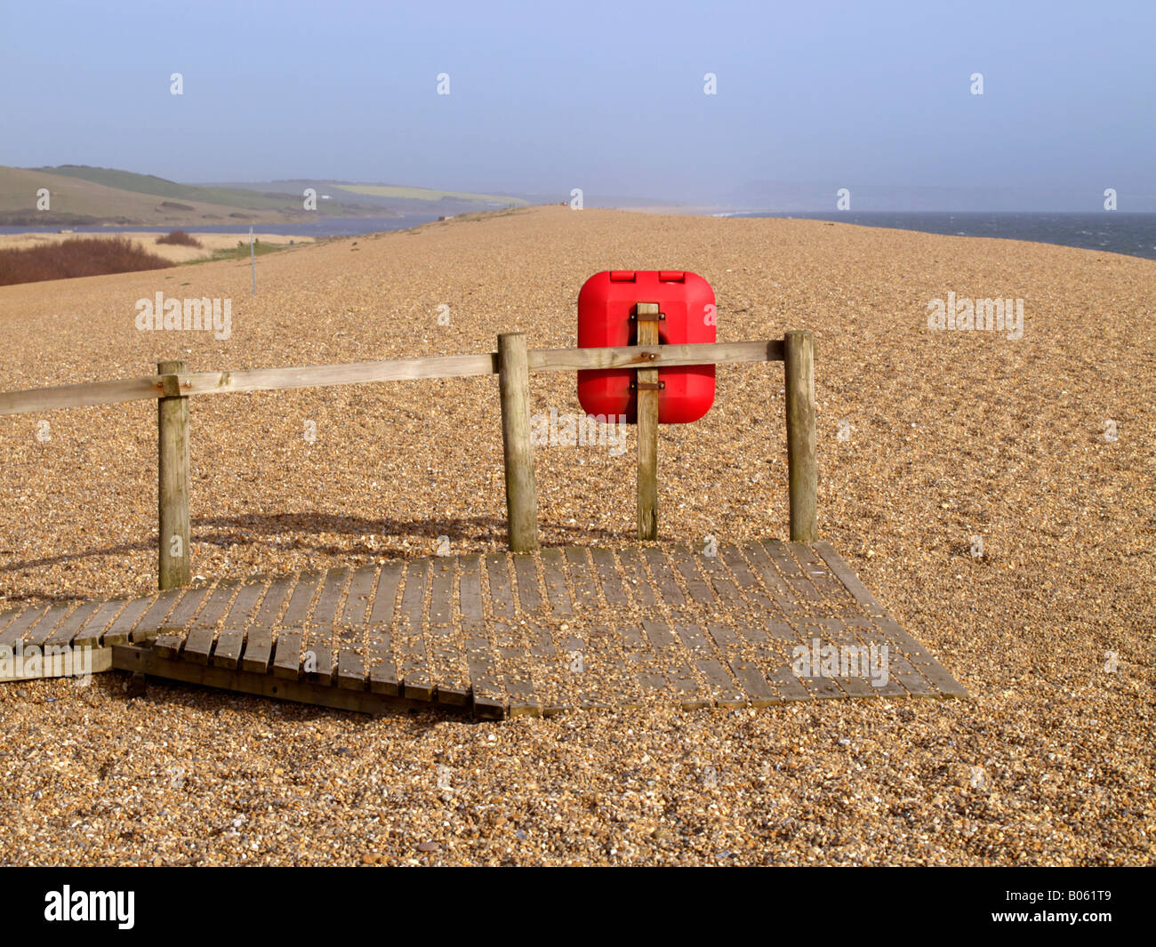 Life saving buoy at storepoint Stock Photo - Alamy