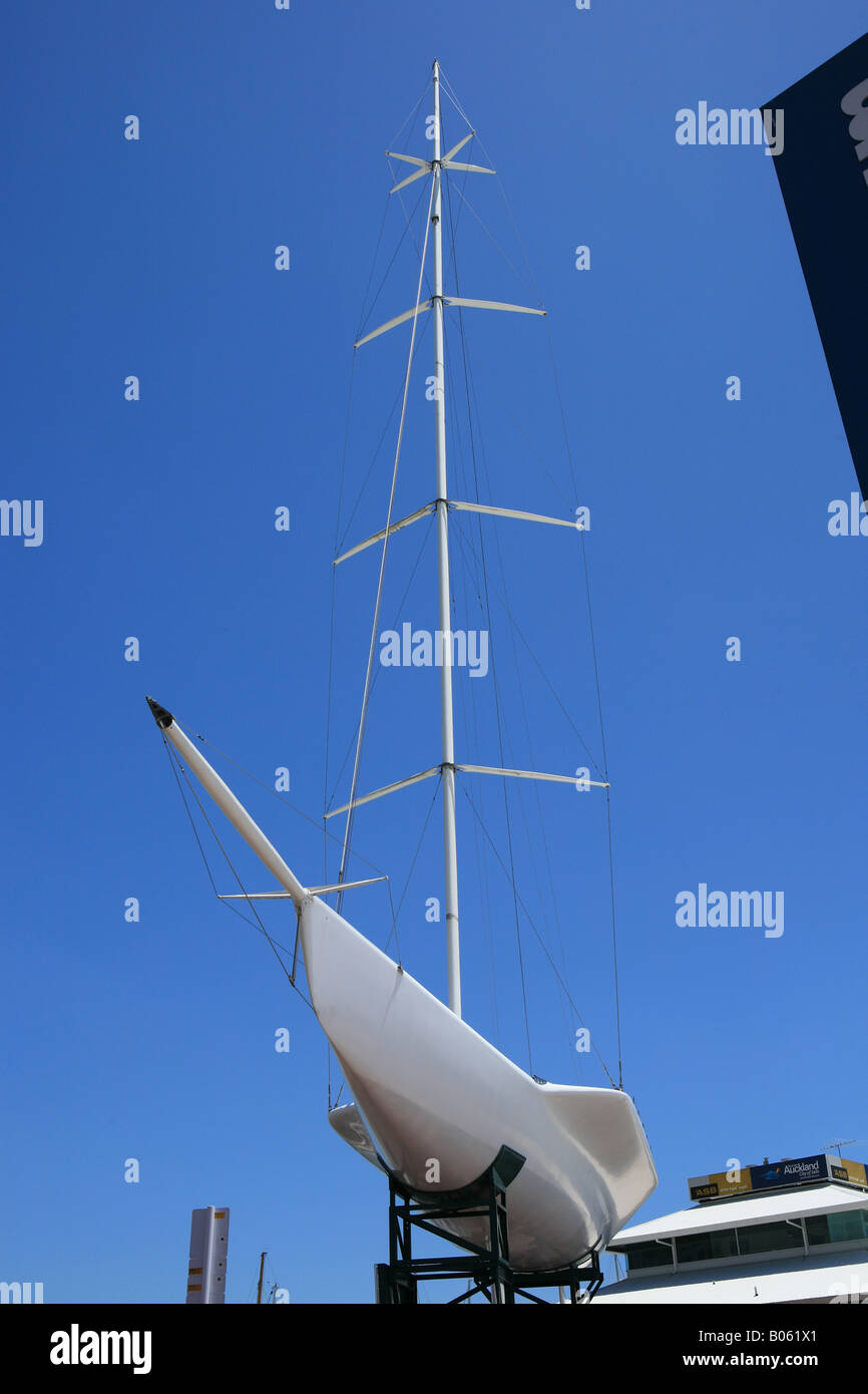 Bruce Farr designed Big boat one KZ1 1988 challenger for the America's ...