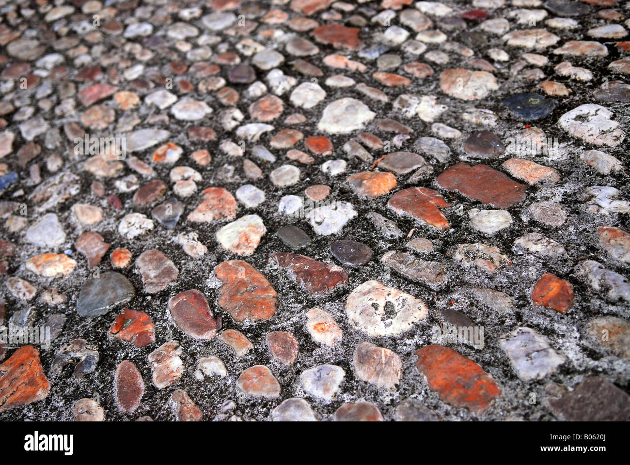 Abstract background of old medieval cobblestone pavement Stock Photo ...