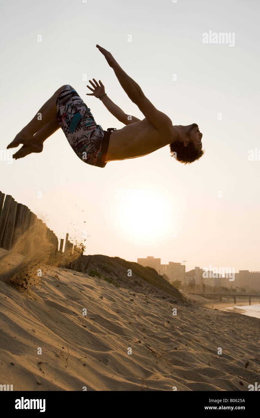 Athlete jump man hi-res stock photography and images - Alamy