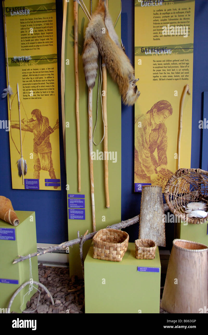 Canada, Quebec, Gaspe. Gaspe Peninsula, Micmac First Nation Indian ...