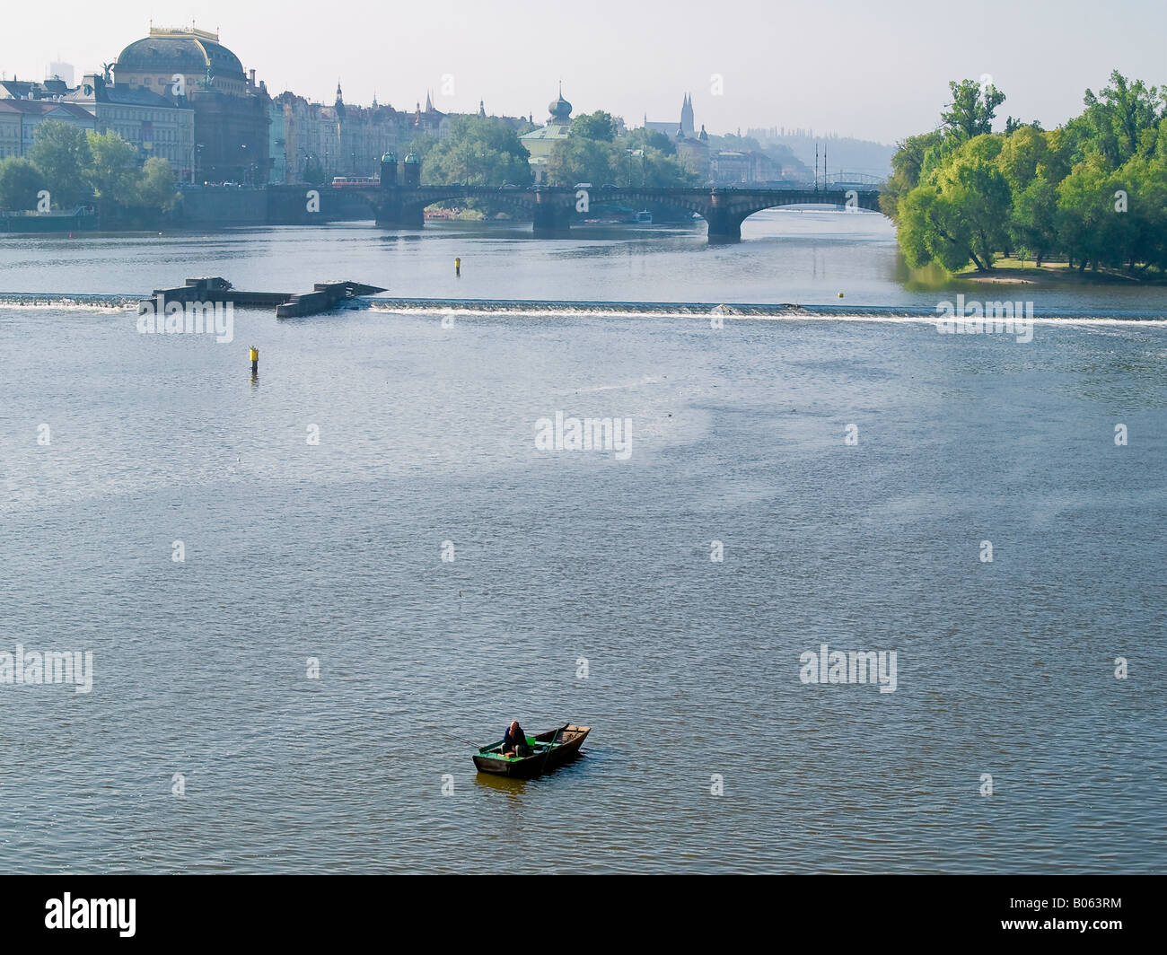 The Moldau River Prague Czech Republic Stock Photo - Alamy