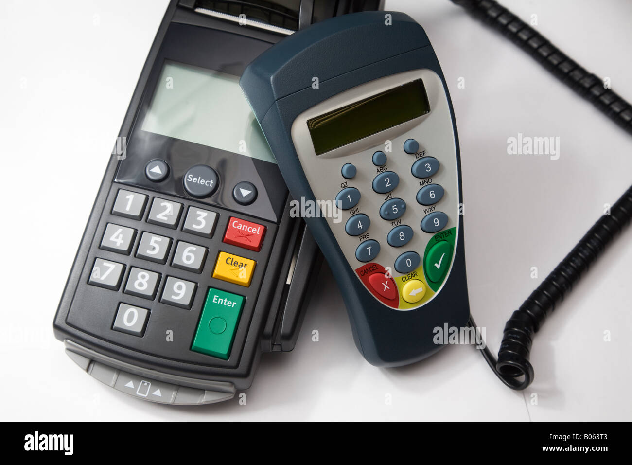 Credit card terminal POS terminal for payment Stock Photo - Alamy