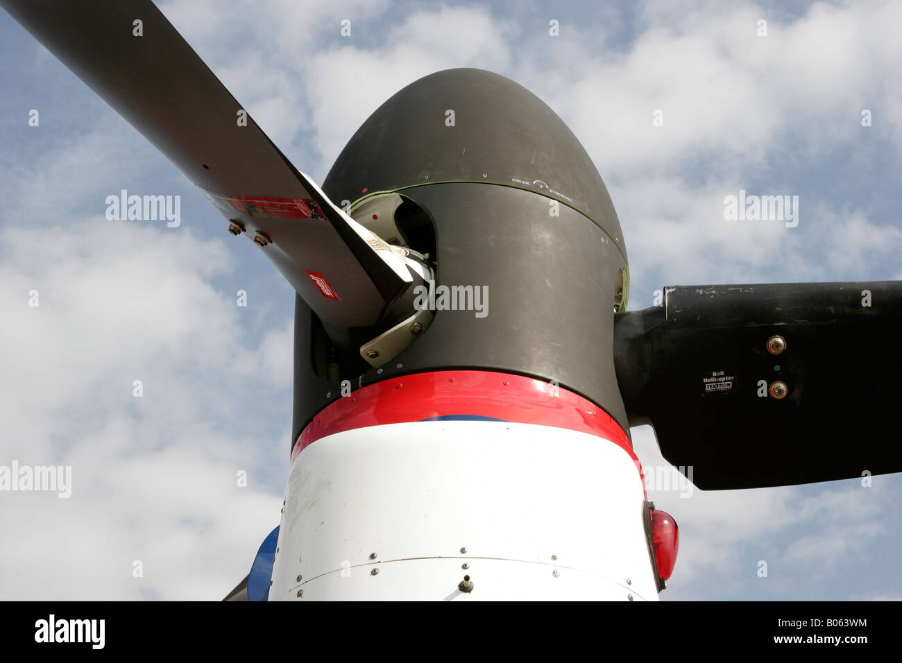 The unique engines of the tiltrotor aircraft transition from vertical ...