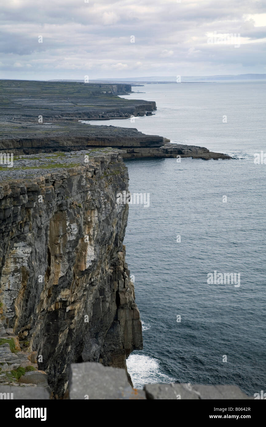 Photo of the cliffs on the island of Inishmore, Aran Islands, Ireland ...