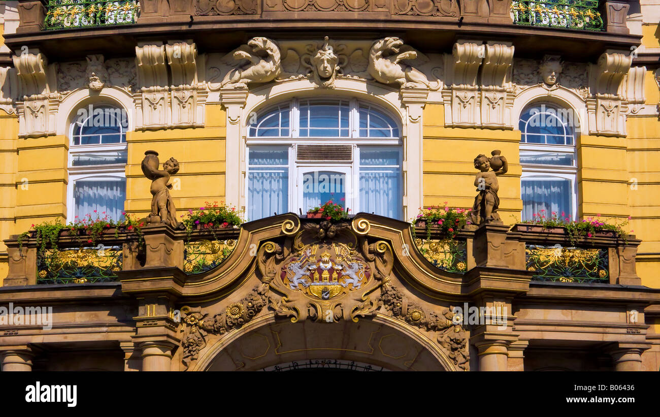 Facade Ministry of Local Development Old Town Square Prague Czech ...