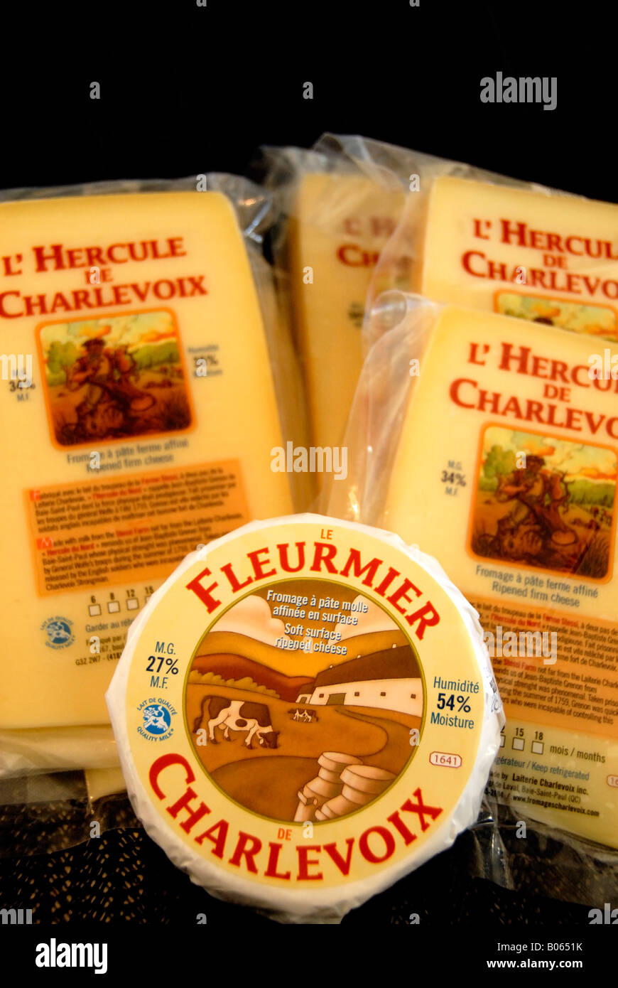 Charlevoix quebec cheese hi-res stock photography and images - Alamy
