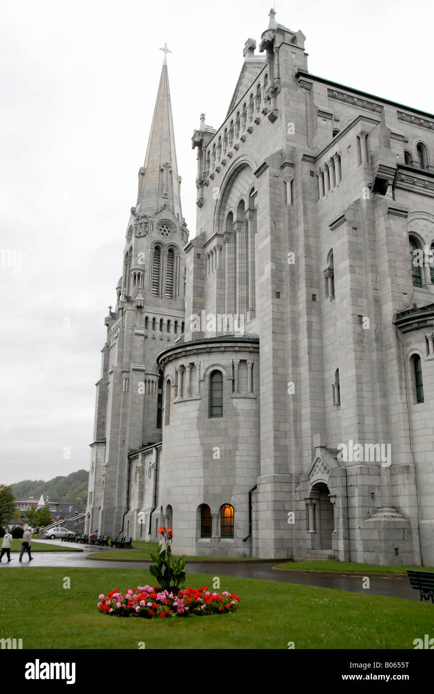 Canada, Quebec. Shrine of Saint Anne of Beaupre basilica, shrine to the ...