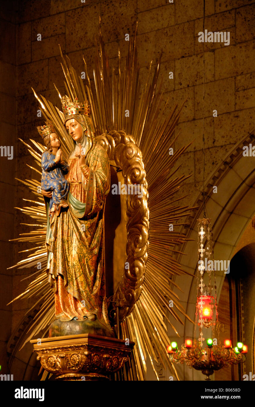 Canada, Quebec. Shrine of Saint Anne of Beaupre basilica, shrine to the ...