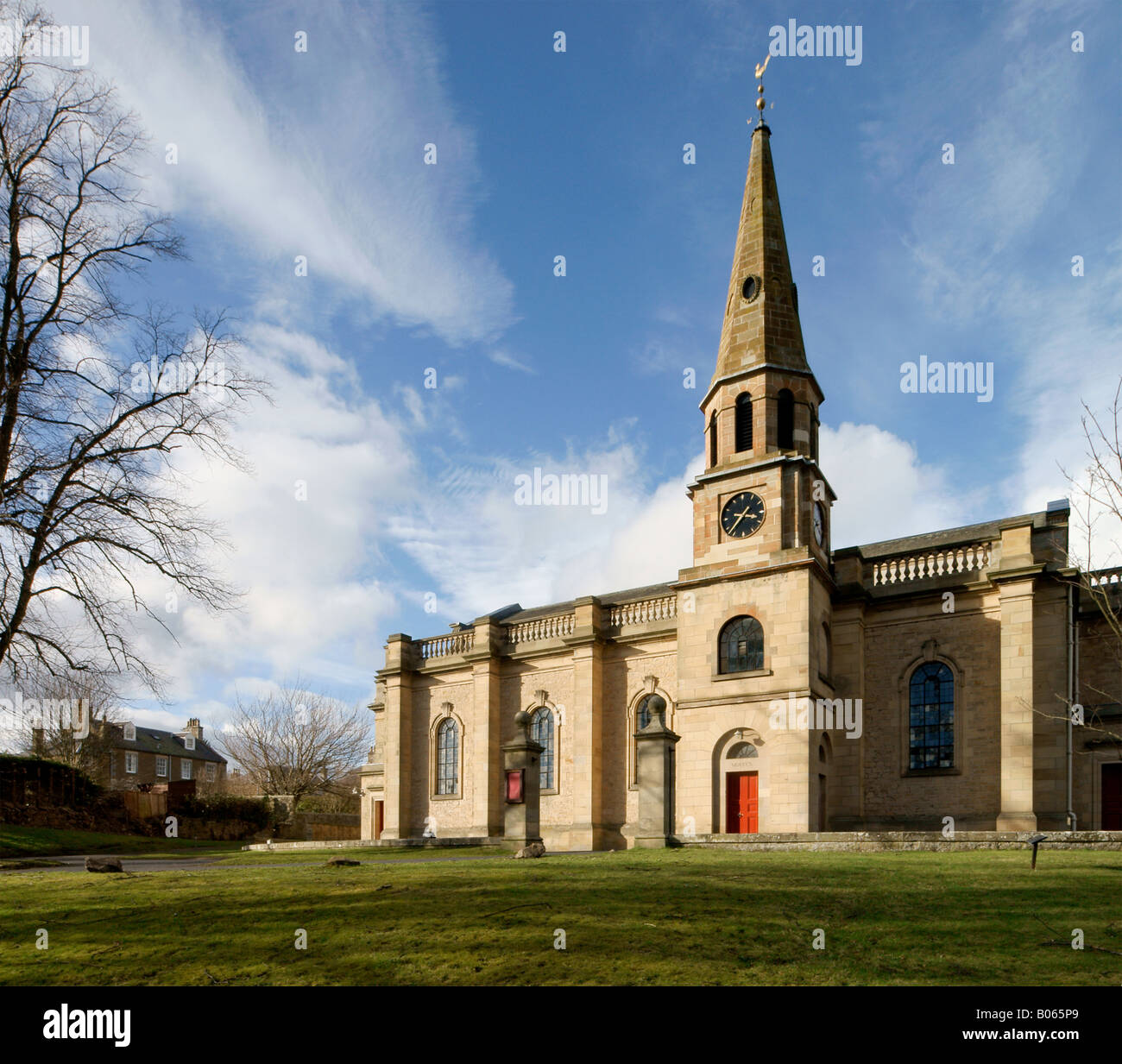 Melrose parish church Scottish Borders UK Stock Photo - Alamy