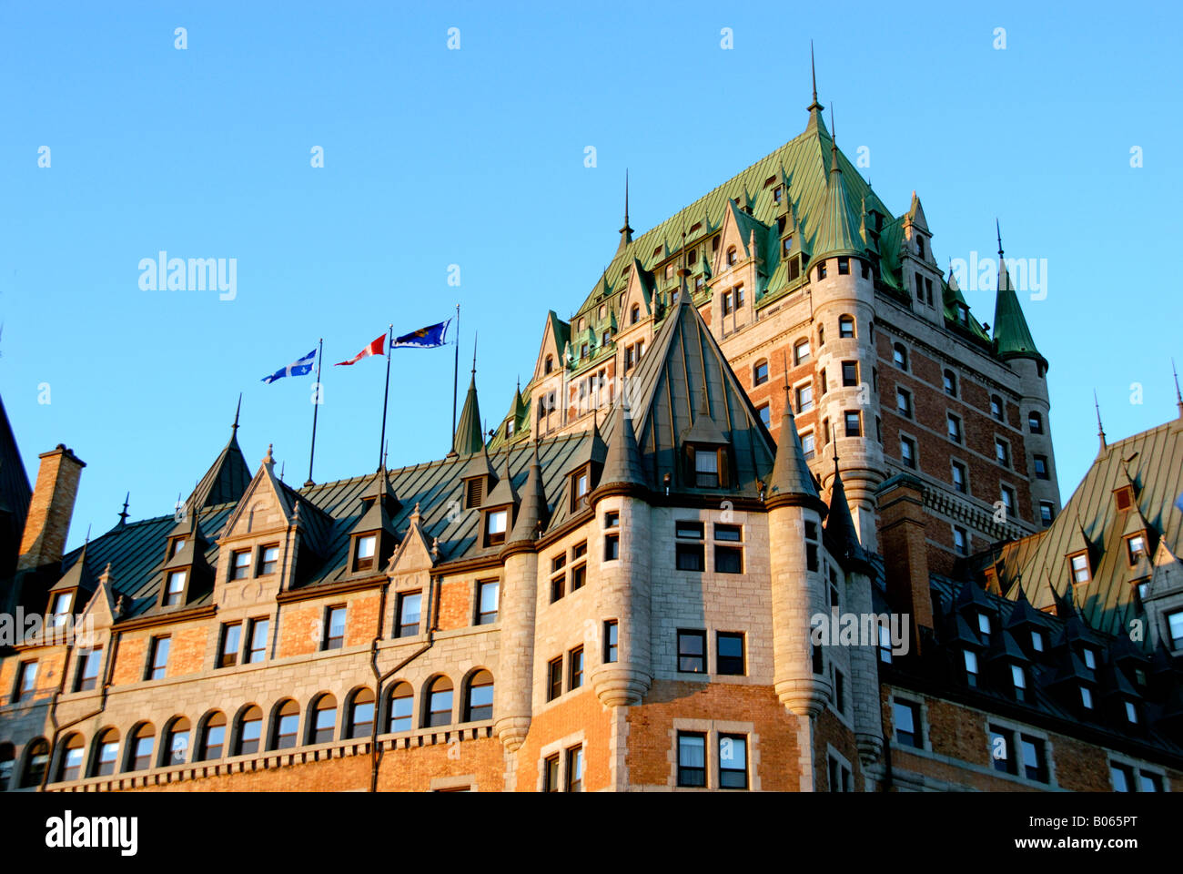 Canada, Quebec, Quebec City. Fairmont Chateau Frontenac Stock Photo - Alamy
