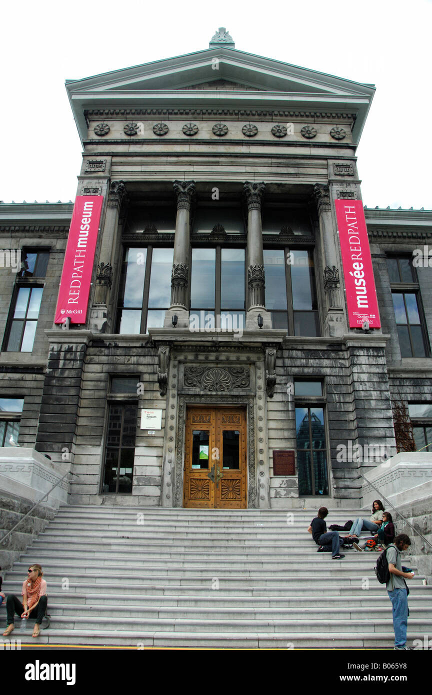 Canada, Quebec, Montreal. McGill University, Redpath Museum. IMAGE ...