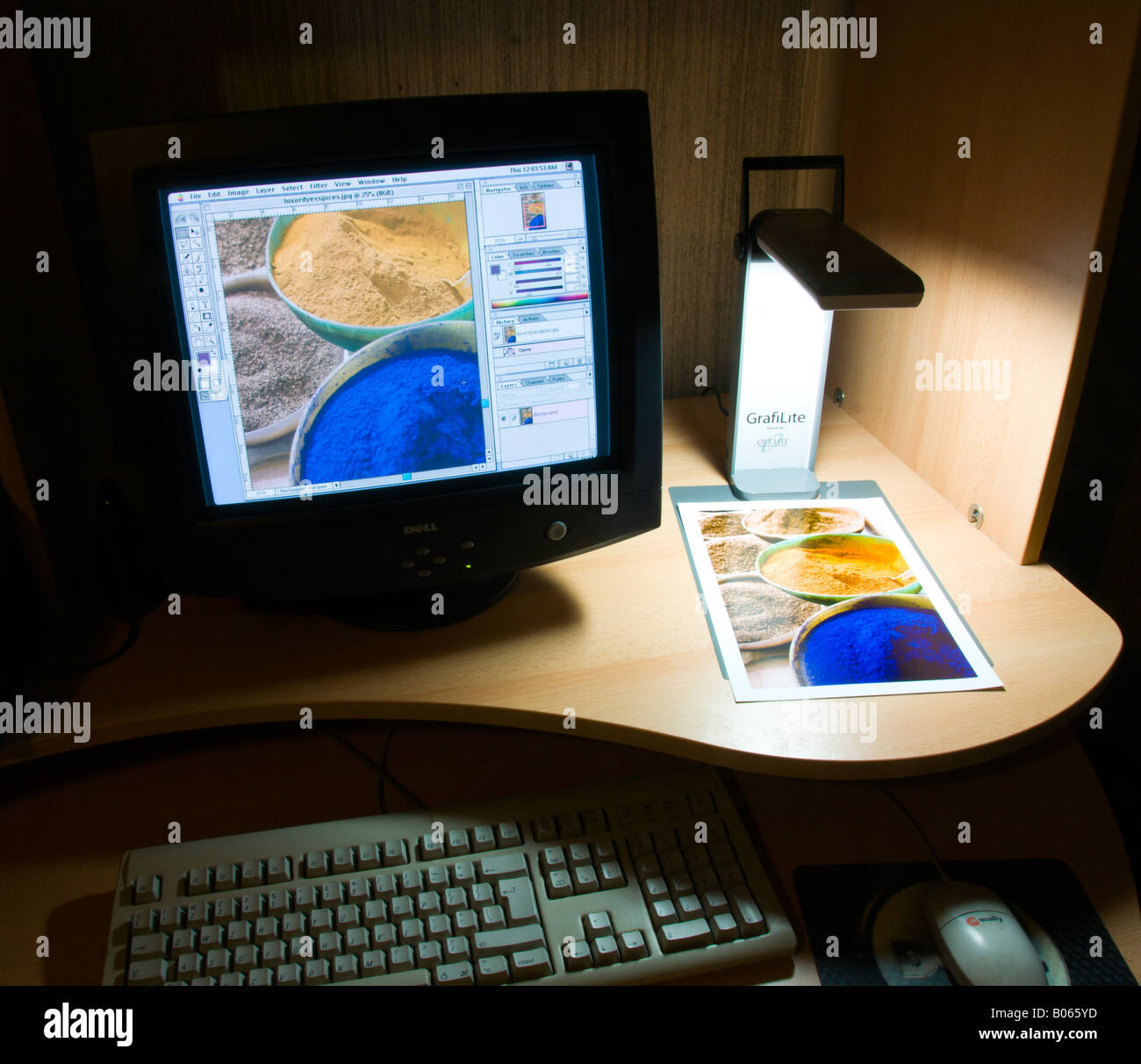 Computer colour matching with special viewing light matched to the ...