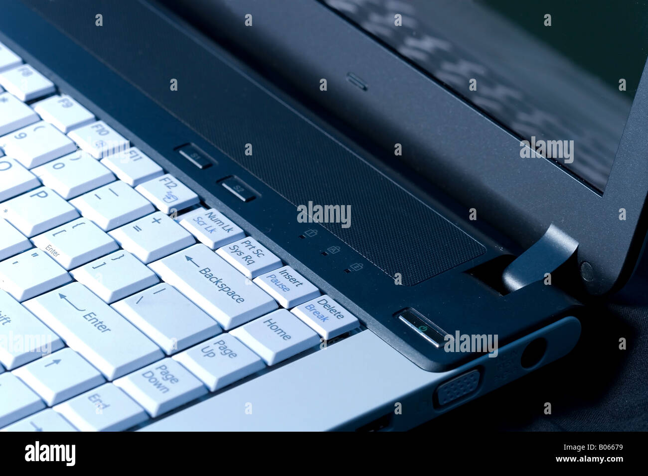 The keys of a laptop computer ready for a user Stock Photo - Alamy