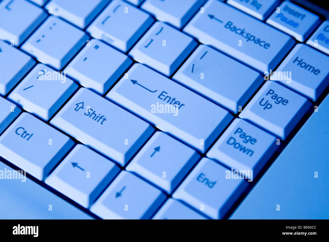 The keys of a laptop computer ready for a user Stock Photo - Alamy