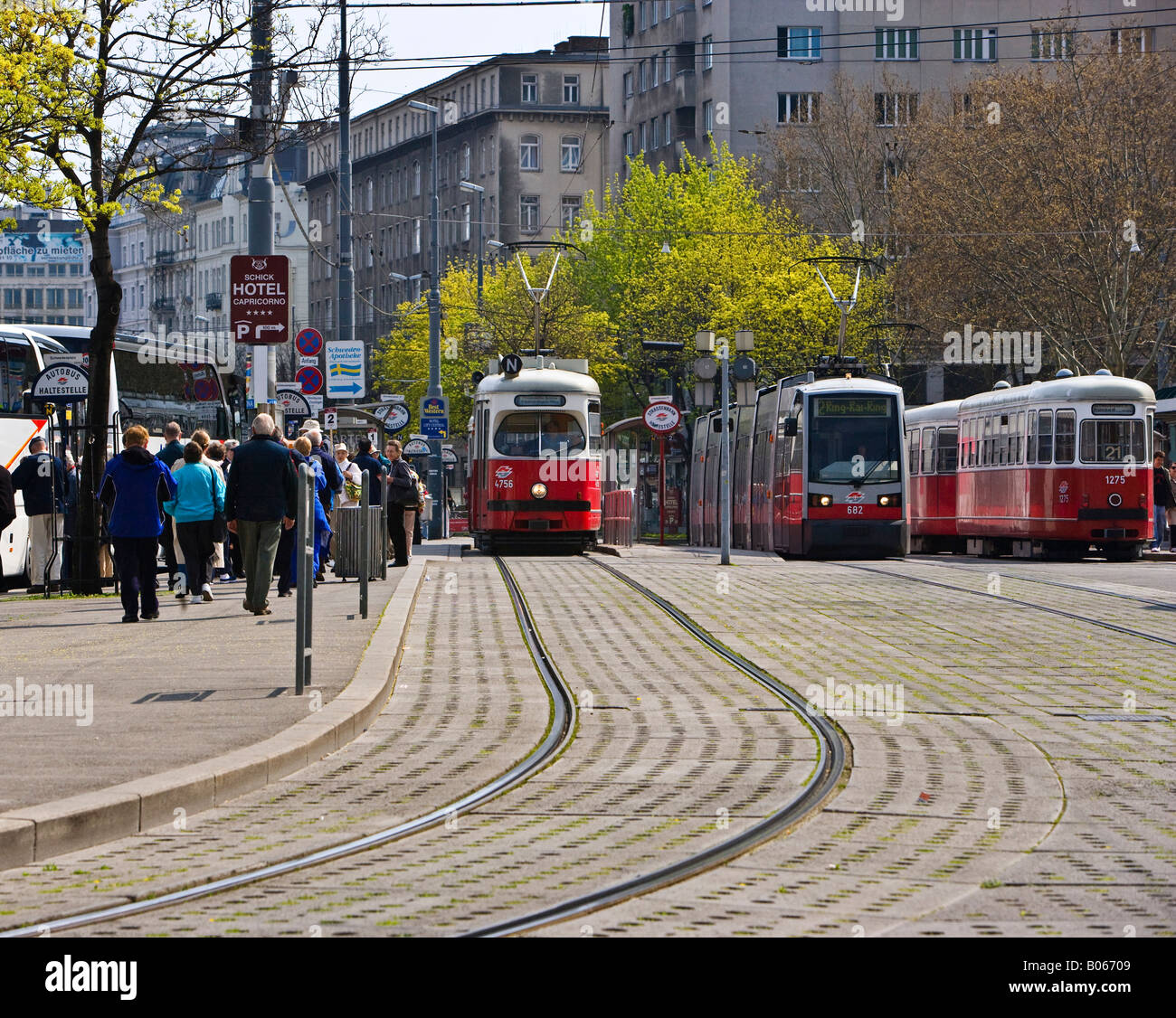 A view of some of Viennia Austria's train system Stock Photo - Alamy