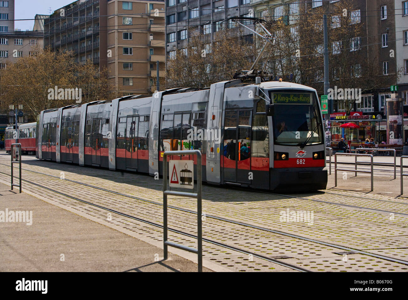 A view of some of Viennia Austria's train system Stock Photo - Alamy