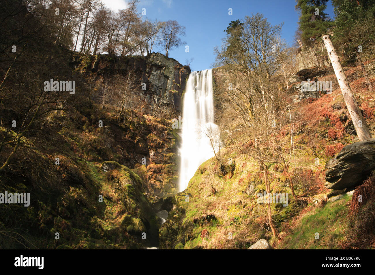 Pistyll Rhaeadr Waterfall, Wales Stock Photo - Alamy