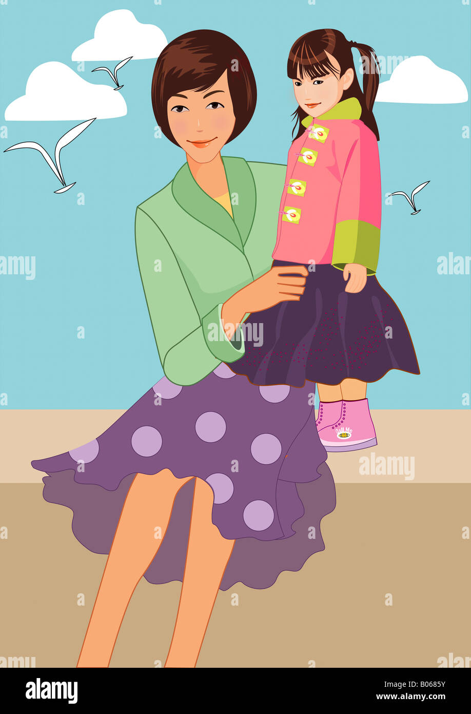 Home Sweet Home Togetherness of Family Stock Photo - Alamy