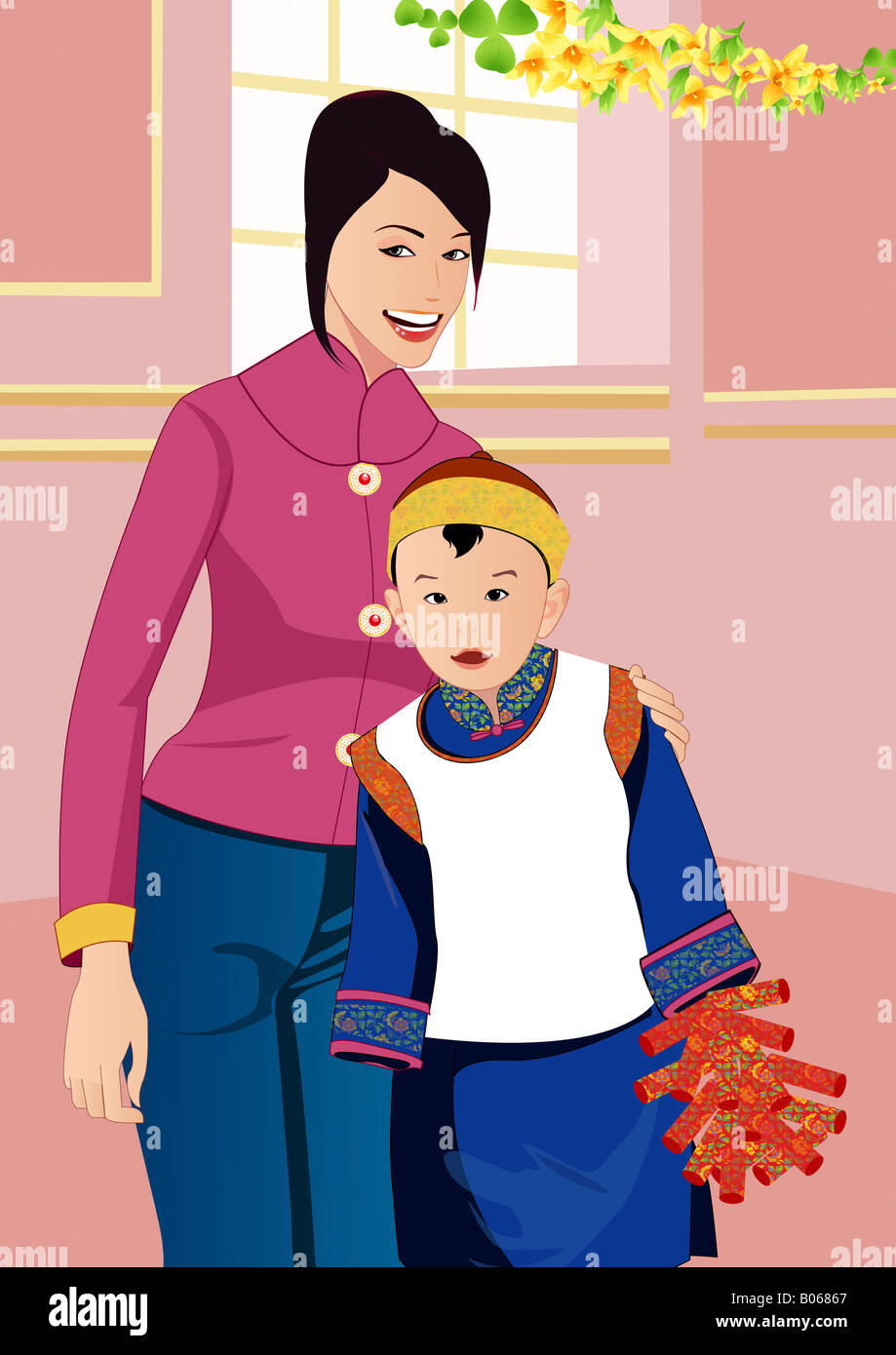 Home Sweet Home Togetherness of Family Stock Photo - Alamy